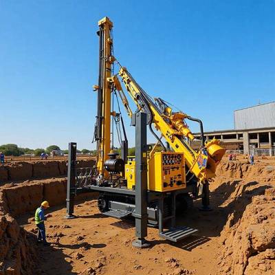 RC500气反岩粉钻机气举反循环钻机RC系列贯通式岩粉取样钻探机