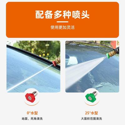 锐公智洁T8高力压清洗机家用商业洗清机15075斤压卷管高压清洗机