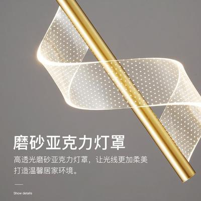 头吊氛灯2025年新款灯床现代轻奢全铜极简小吊灯卧具室床YSC-DH81