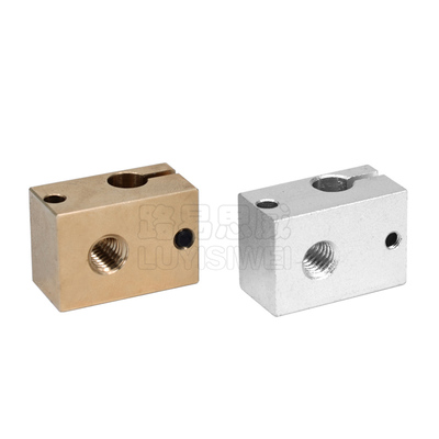 高品质配件新款E3DV6全金属挤出机专用PT款加热铝块加热块新款