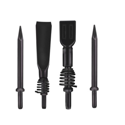 风镐配件弹簧气镐镐钎宽扁头宽铲G101520气镐扒胎铲C4C6气铲铲头