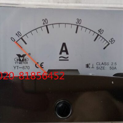 交流电流表YT670-50A 50/5A 75A 100A 150A YT-670 DH-670 ZD-670