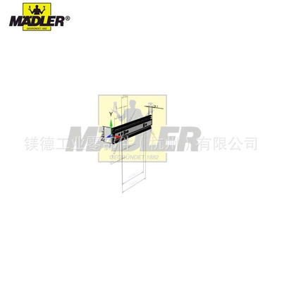 Maedler 滑轨 DZ 7957  全伸展（宽19,1mm，重至160kg）