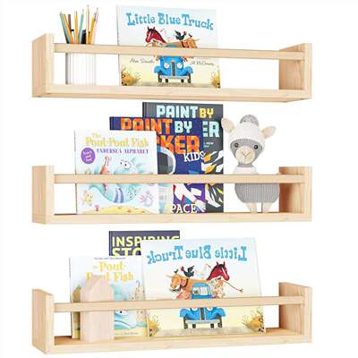 Nursery Shelves,Floating Bookshelves for Wall Baby Nursery