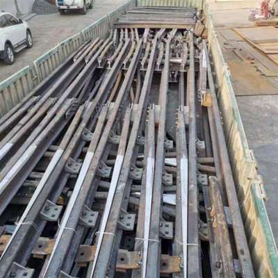 工矿铁路配件固定辙叉 钢轨轨道道岔 高锰钢辙叉铁路辙叉