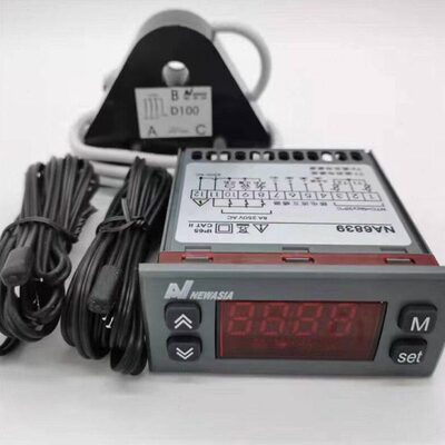 新亚洲温度NA6839 控制器冷库冷柜温控器带化霜温控仪 双探头220V