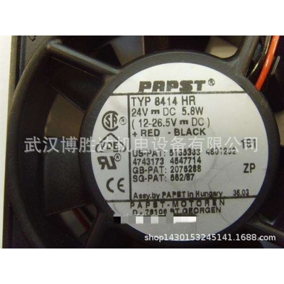 TYP8414HR 8414R 8414 8CM 24V 5.8W 8025  EBM散热风扇