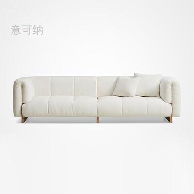 意可纳克洛蒂法式复古布艺沙发直排小户型客厅2025新款雪尼尔Z