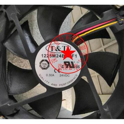 【铛裆机械】1225M24B-WF1 24V 0.30A 三线 原装正品TT 120*120*2