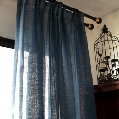 韩式拼接简约窗帘定 制客厅卧室阳台透光窗 成品甜美公主风 西芙