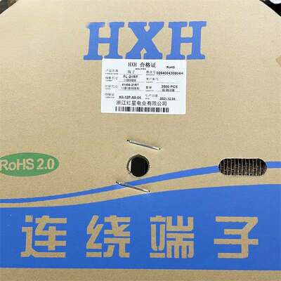 红星接插件 FL-21RT HX41406-21RT 端子簧片 连带连饶 3500只/盘