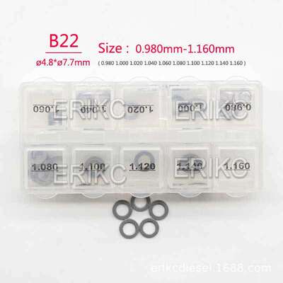 ERIKC B22(0.98-1.16) 50pcs CRI 喷油器调整垫片