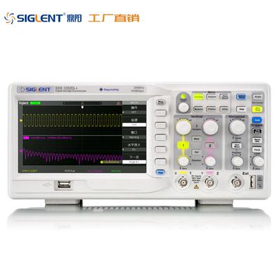 Siglent 鼎阳 数字示波器 SDS1202DL+ 200MHz 2通道 500MSa/S