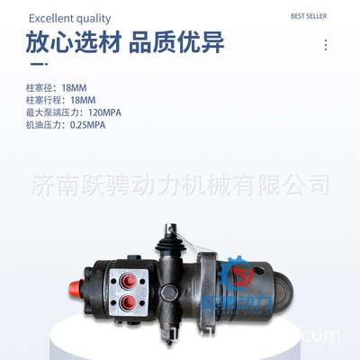 济柴4000型柴油机BL12V190PZL 608L1.12D.00 L190单体喷油泵部件