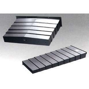 博泰直供不锈钢伸缩式防护罩 高频耐热钢板防护罩 铣床防尘罩