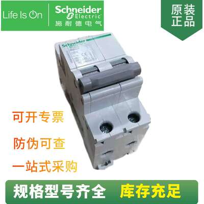 现货供应 iC65N 2P D20A 小型断路器 A9F18220 空气开关