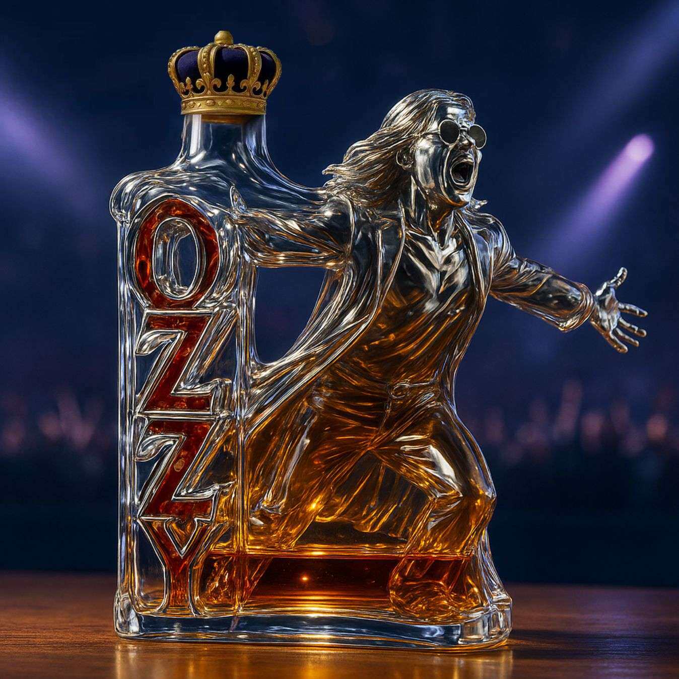 跨境 Ozzy Osbourne Final Tour Memorial Whiskey Bottle 威士忌