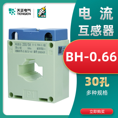 TENGEN天正BH-0.66 30型100/5 150 200/5 300/5 400/5电流互感器