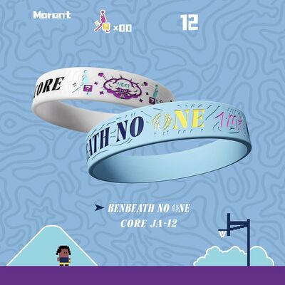 原创 爆跳腰王莫兰特系列篮球手环 灰熊队12号周边礼物