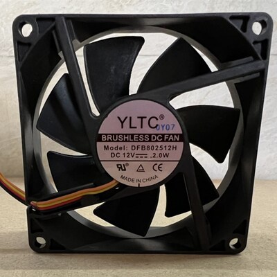 全新 永林兴 DFB802512H 8025 8CM厘米 12V大风量机箱散热风扇