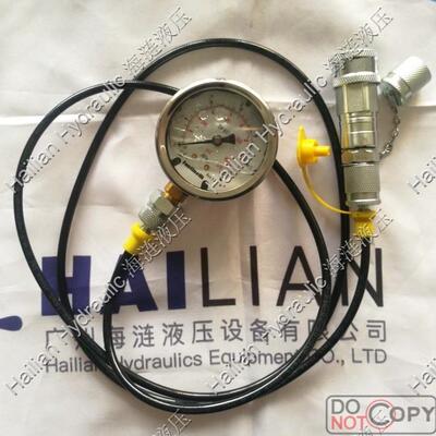 IHI液压泵压力测试表Pressure testing box耐震油泵压力测试盒装