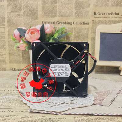 原装 NMB 3110GL-B4W-B54 12V 0.30A 8CM 8025 2线 散热风扇