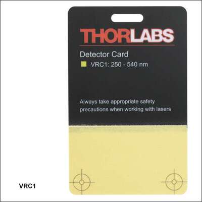 Thorlabs索雷博VRC1紫外可见光观察卡250-540nm