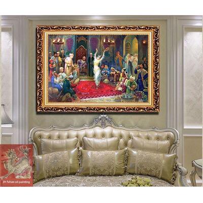 世界名画Giclee豪华欧洲古典人物酒店会所大厅装饰挂画