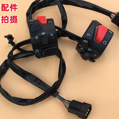 适用宗申赛科龙RX401大灯 熄火 启动 按键 ZS400GY-2A右开关 发光