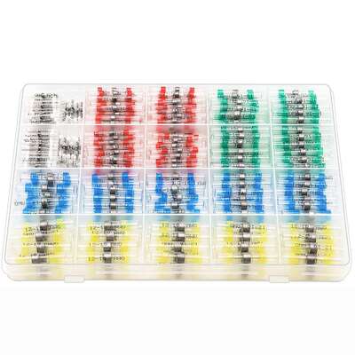 跨境  280PCS 盒装焊锡环焊接热收缩防水连接器