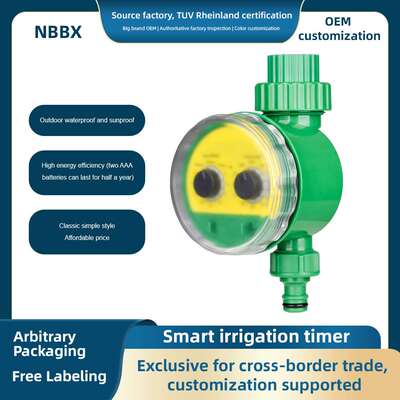 Garden Two Dial Waterproof Battery Power Aqulin Hose Timer