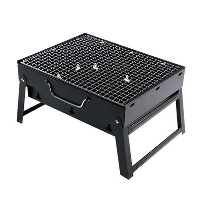 易路达（EASY ROAD）野餐烧烤小黑钢烧烤炉烧烤架子 YLD-SKL-003