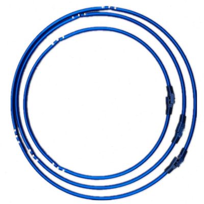 铝合金矶钓网圈抄网头海钓50cm大物实心折叠网头接头鲟鱼青鱼网框