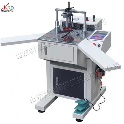 小镜型木质krd-djj-相框订无角机框画硬木线条拼接机数控式框木打