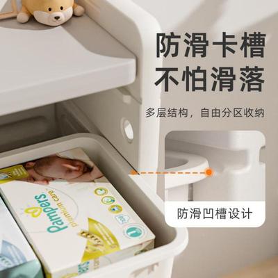 儿童玩具收纳柜层收板纳架置物带画防尘儿童玩具89307多储物柜