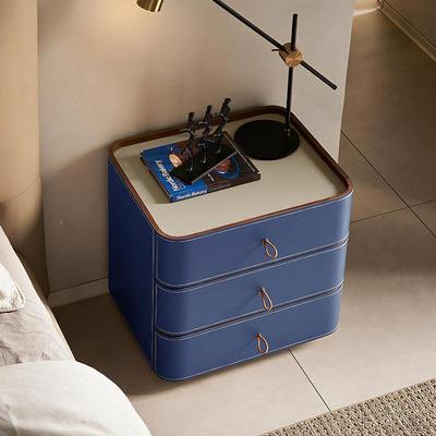 极简床柜头柜现家用设计师代实木收柜SJ-D902新款卧室纳床边马鞍