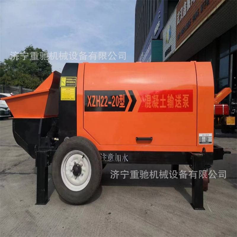 柴油混凝土输送泵工程用混凝土二次构造泵粗沙细石混凝土输送机