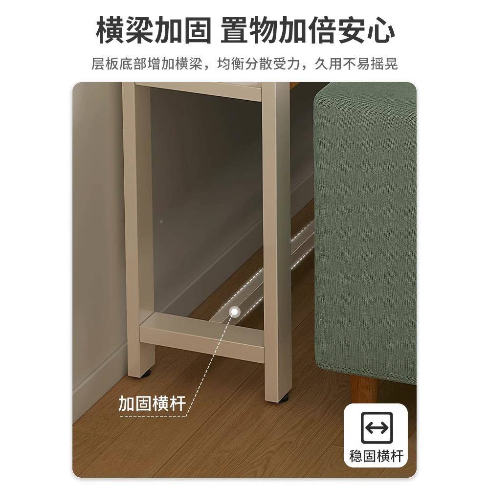 沙发后置置物架G733背柜床尾床头床边窄夹缝柜靠长缝条床隙物柜