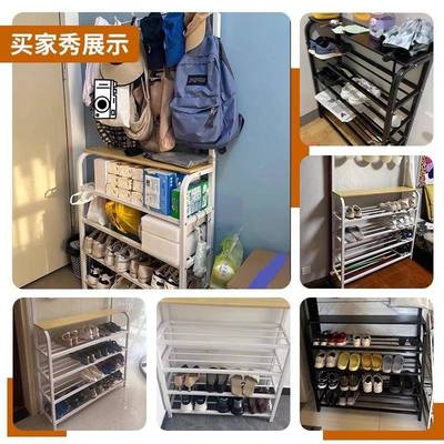 衣帽架鞋一体家用收柜纳神器入户门玄TMN进关多层收纳鞋简易架挂