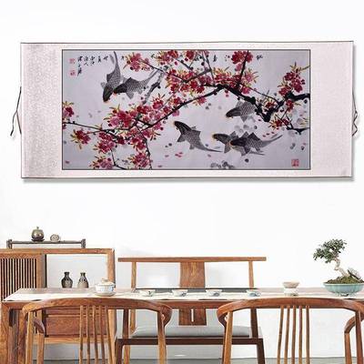 广东省美家协术QGM会副主席陈永锵意花鸟江画写桃春暖纯手给名家