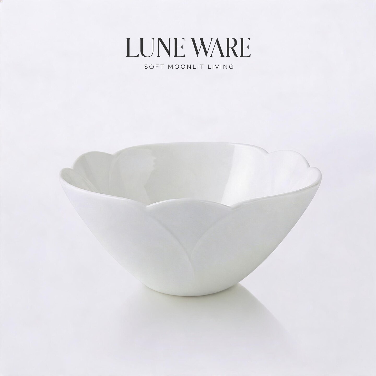 LUNE WARE▪陶瓷面碗汤碗水果沙拉碗拌面碗创意甜品碗纯色花浔碗