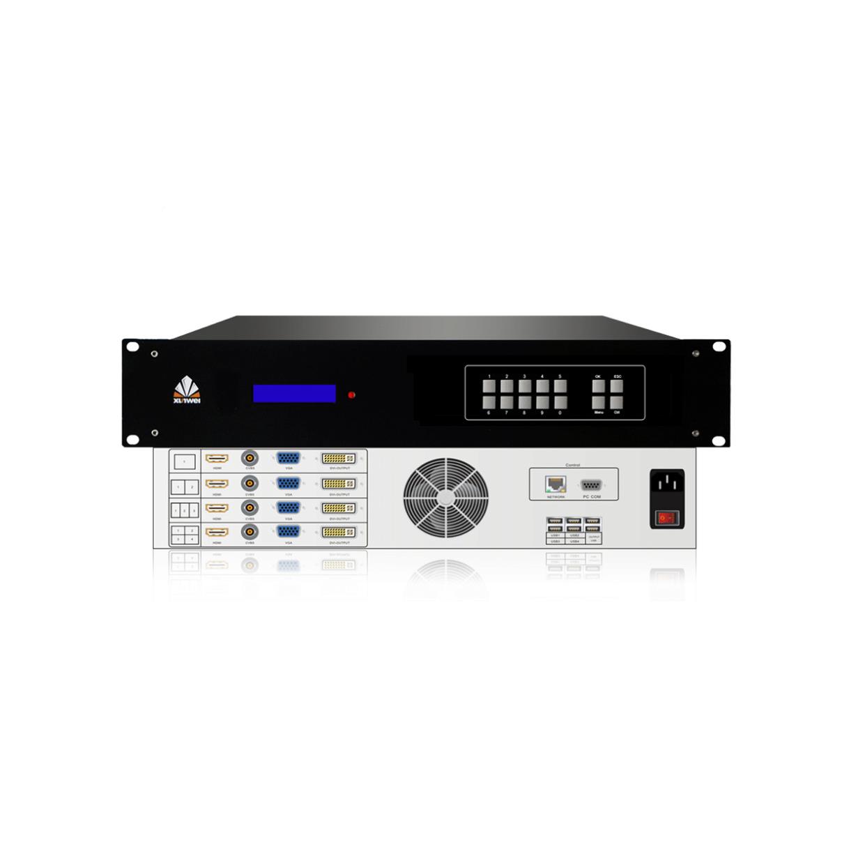 维讯画面分割器hdmi清视1080P分频高屏分器4k多画面合成器厂家