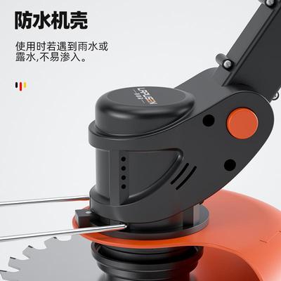 电动割草机农型用小家用除电草锂便携园DAT机林割灌机草坪机打草