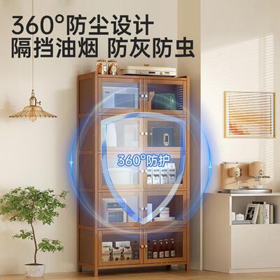 餐边柜厨房橱柜客厅置物一柜带门墙储物体柜家GL8053用靠多层防尘