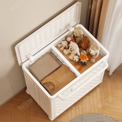 脏衣洗篮轮带盖大带号可折叠卧室衣篮娃娃特桶儿童玩具衣服LIC收