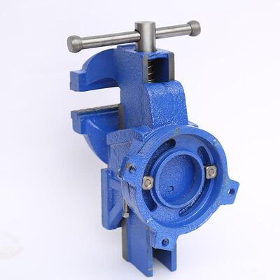 虎钳3寸-20寸带砧平37941桌虎钳台钳口法钳式可调钳工铸钢台材质