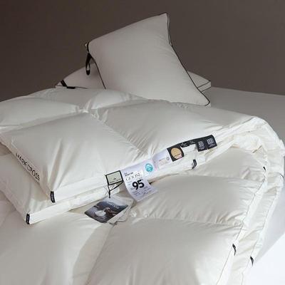 10匹马棉支95白鹅绒冬羽绒被子被0MLC芯加厚保暖被双人春秋被巨保