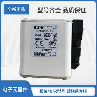 熔断器170M5952/5953/5954t/5955/5956/5957/5958/5959/5960/5961