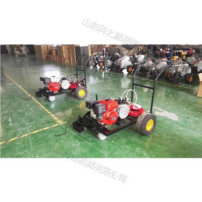 小型塑胶动跑道划手篮线613机推式汽油力标线车球场足球场划线机