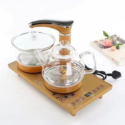 茶台全自动烧水723壶一体上用水抽加水式茶家嵌入式电桌热烧水壶